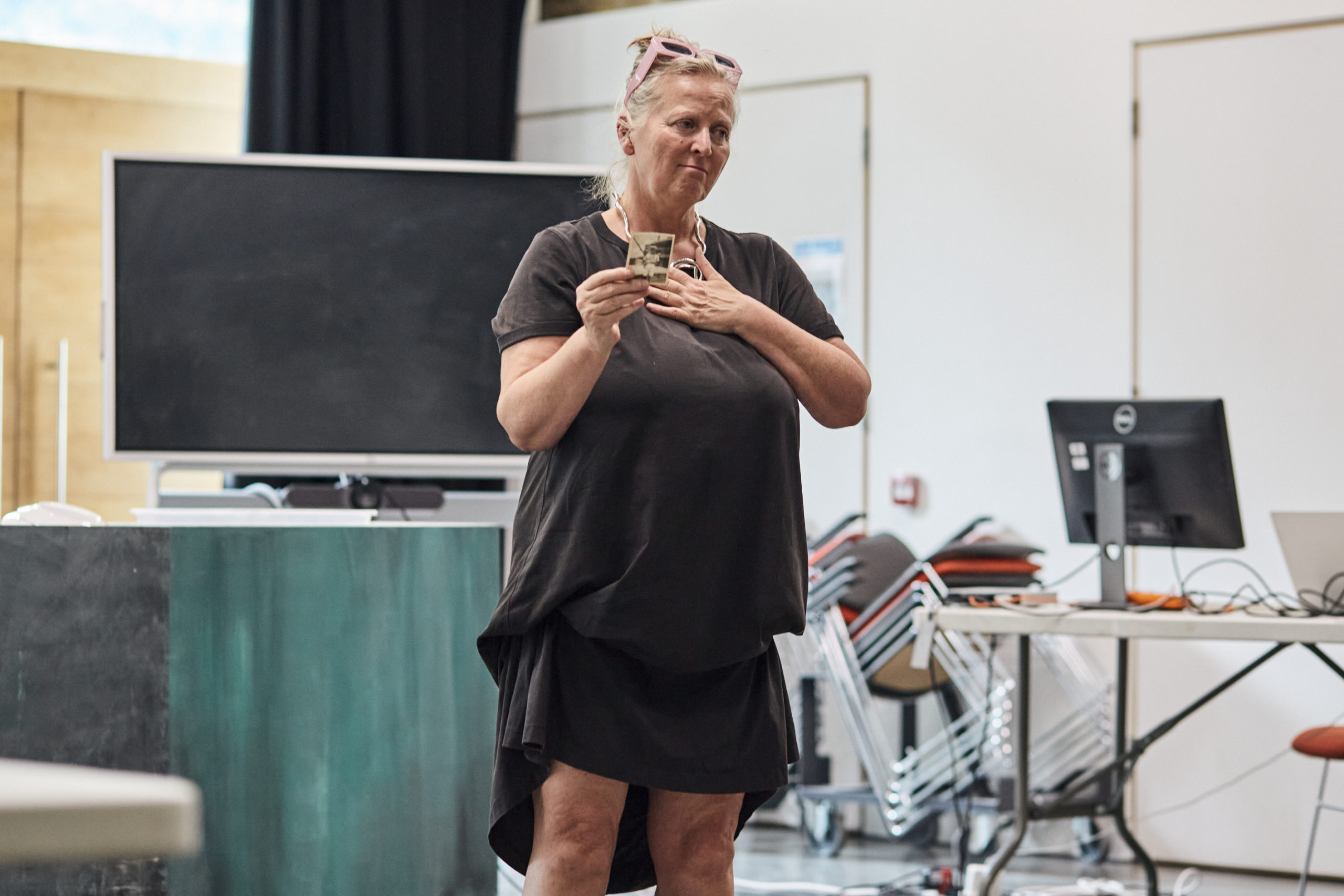 Jenny Sealey on stage - Graeae